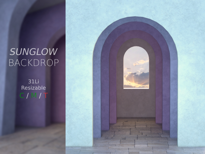 Second Life Marketplace - Sunglow Backdrop - Original