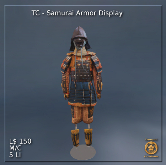 Second Life Marketplace - TC - Samurai Armor Display