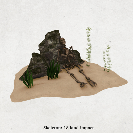 Second Life Marketplace - DISORDERLY. / Wrecked / Skeleton