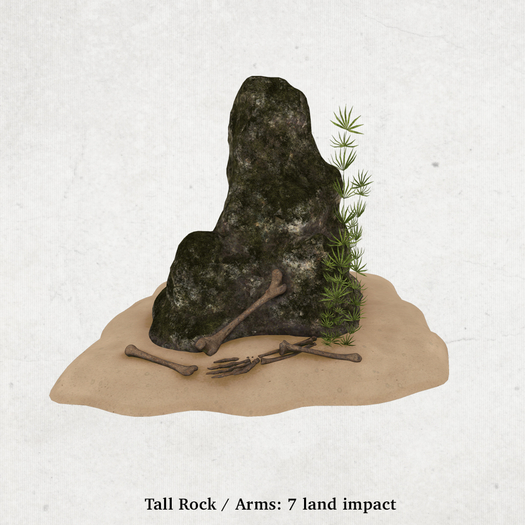 Second Life Marketplace - DISORDERLY. / Wrecked / Tall Rock / Arms