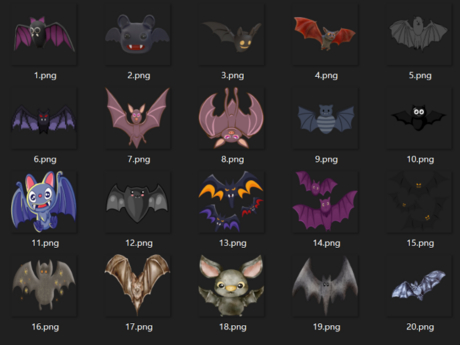 Second Life Marketplace - Bat PNG 1024X1024 "BOXED"