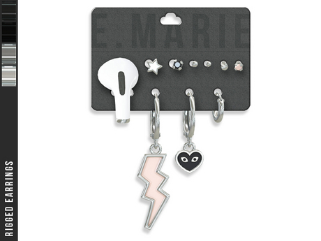 Second Life Marketplace - e.marie // Tamera Earrings - Silvers