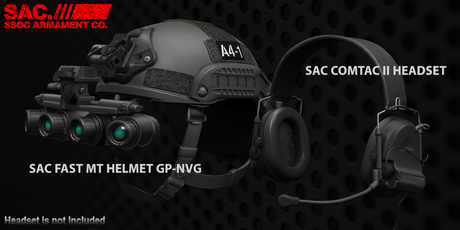 Second Life Marketplace - [SAC] FAST MT Helmet v1.12 BLACK Box