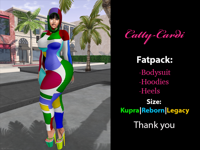 Second Life Marketplace - N//Catty bodysuit Cardi Fatpack