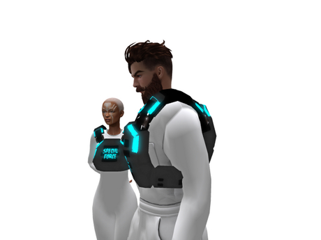 Second Life Marketplace - Special Force cyber vests (male+female)
