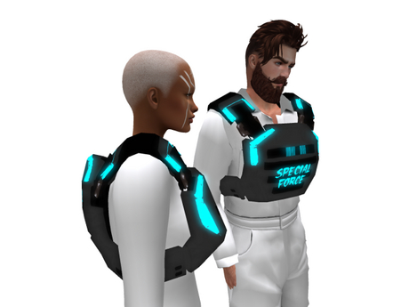 Second Life Marketplace - Special Force cyber vests (male+female)