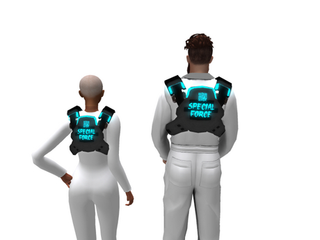 Second Life Marketplace - Special Force cyber vests (male+female)