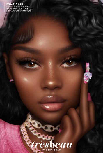 Second Life Marketplace - tres beau x lelutka evox - esme skin (2.6)