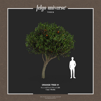 Second Life Marketplace - FELGO Universe // Trees - Orange 01