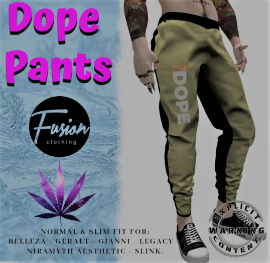 Second Life Marketplace - [Fusion Fashion Delivery Hud] - Im Dope Pants ...