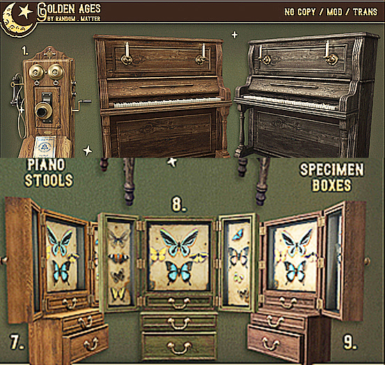 Second Life Marketplace - 9. .random.Matter. - Golden Age - Specimen ...