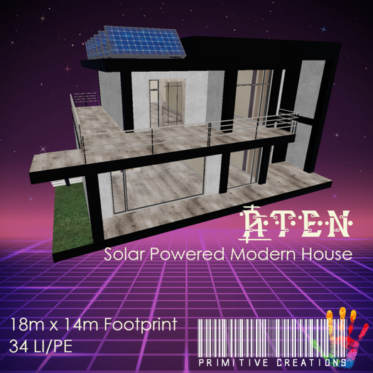 Second Life Marketplace - PRIMitive Creations - Aten Solar Powered ...