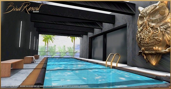 Second Life Marketplace - Bird Resort Backdrop - The Bearded Guy