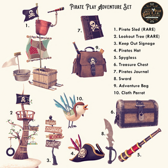 Second Life Marketplace - 1. DovePear Pirate Play Sled RARE