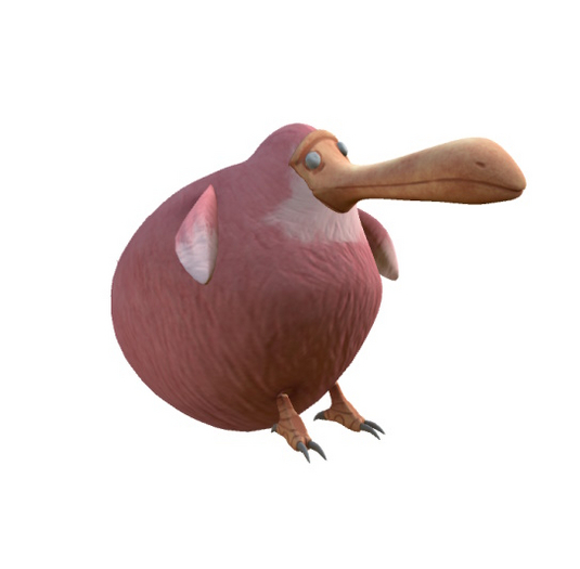 Second Life Marketplace - 15[Cubic Cherry] {DODO} pensive dodo PINK
