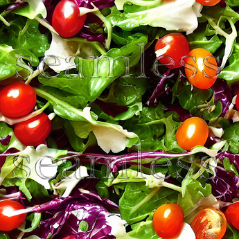 Second Life Marketplace - Salad food texture seamless pattern 25