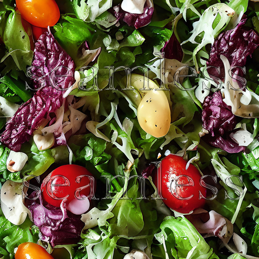 Second Life Marketplace - Salad food texture seamless pattern 30