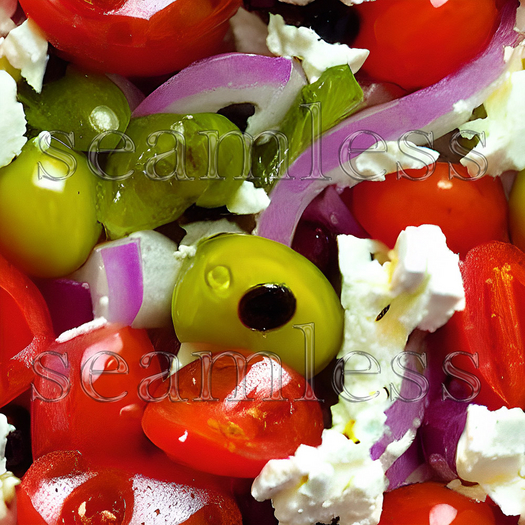 Second Life Marketplace - Salad food texture seamless pattern 42