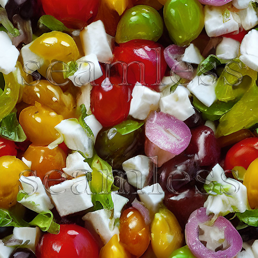 Second Life Marketplace - Salad food texture seamless pattern 58