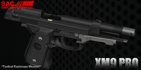 Second Life Marketplace - MESH[SAC] XM9 Pro Pistol with Holsters v1.12