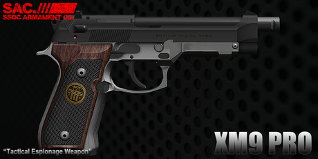 Second Life Marketplace - MESH[SAC] XM9 Pro Pistol with Holsters v1.12