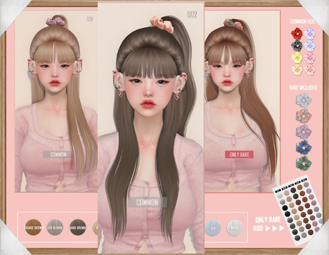 Second Life Marketplace - VCO HAIR - Carol / 002 { Gray } . BOX