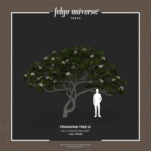 Second Life Marketplace - FELGO Universe // Trees - Frangipani 02