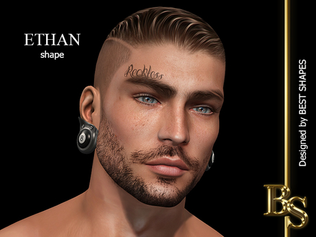 Second Life Marketplace - [BS] ETHAN men's shape for LeLUTKA Devon EvoX ...