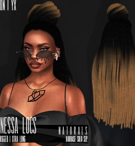 Second Life Marketplace - l YX l Nessa Locs Natural Pack