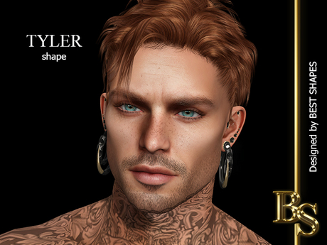 Second Life Marketplace - [BS] TYLER men's shape for LeLUTKA Devon EvoX ...