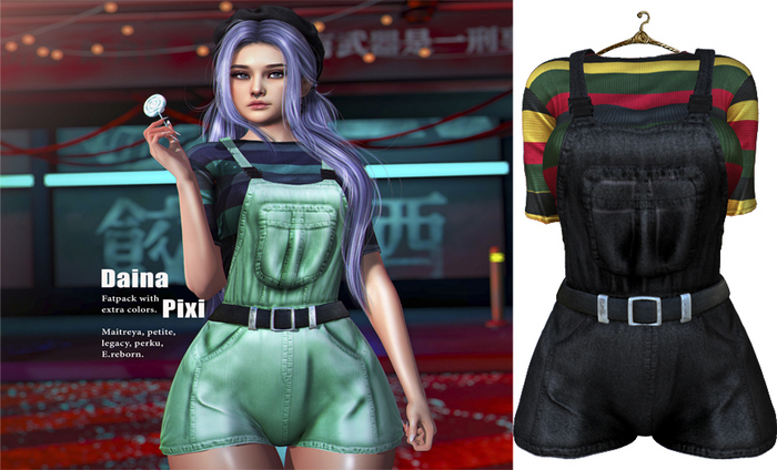Second Life Marketplace - UNA. DainaPixi Black