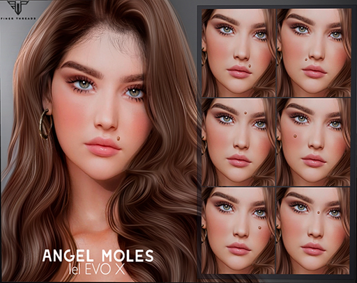 Second Life Marketplace - FT - Angel Moles for Lelutka Evox