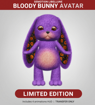 Second Life Marketplace - [LIMITED] SEmotion Libellune Bloody Bunny Avatar