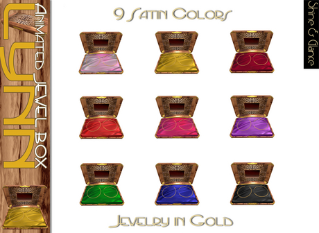 Second Life Marketplace - Shine & Glance - Animated Jewelry Box - LYNN ...