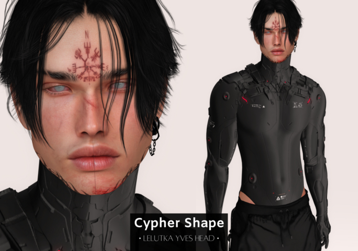 Second Life Marketplace - ⏩ [Stanley] Cypher Shape Yves - Lelutka Yves ...