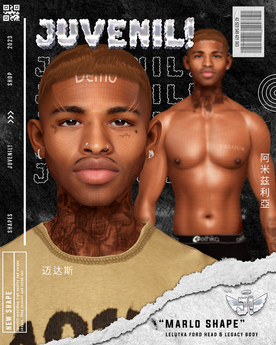 Second Life Marketplace - Juvenil! "Marlo Shape"