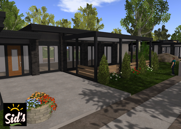 Second Life Marketplace - LH Bradbury add-on Front Porch B