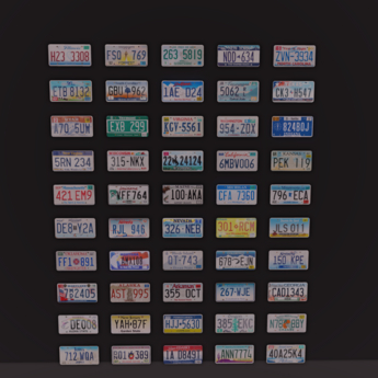 Second Life Marketplace - //BEAST U.S WEST STATES LISCENSE PLATES