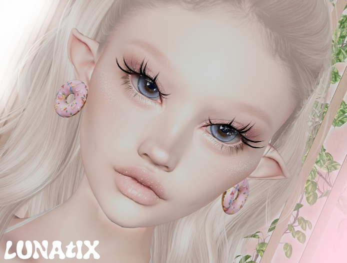 Second Life Marketplace - .Lunatix. Donut Earrings