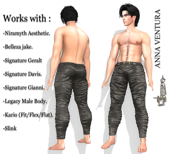 Second Life Marketplace - A.V. _Men's pants_ Sir Felix_04