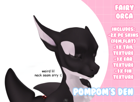 Second Life Marketplace - {PomPom's Den} Fairy Orca Mod