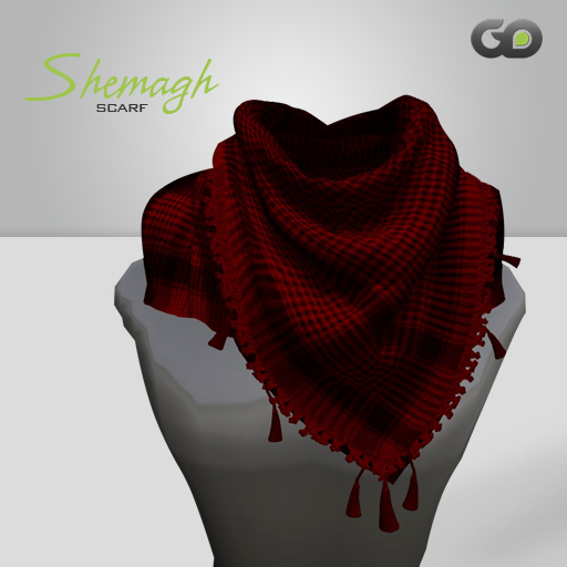 Second Life Marketplace - [GD] Shemagh Scarf - Red