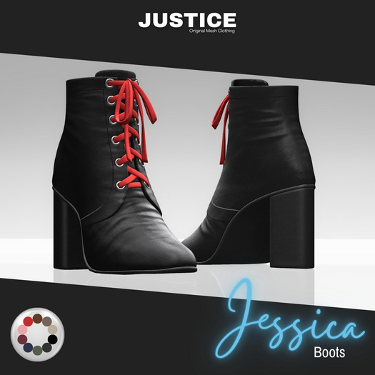 Second Life Marketplace - [JUSTICE] JESSICA BOOTS