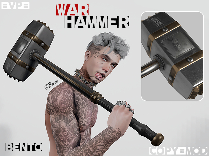Second Life Marketplace - =VP= War Hammer Bento