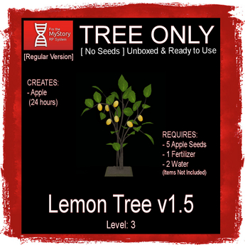 Second Life Marketplace - [ MyStory ] Lemon Tree (v1.5)