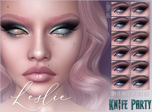 Second Life Marketplace - Knife Party // Leslie // Eye Makeup // EVO X ...