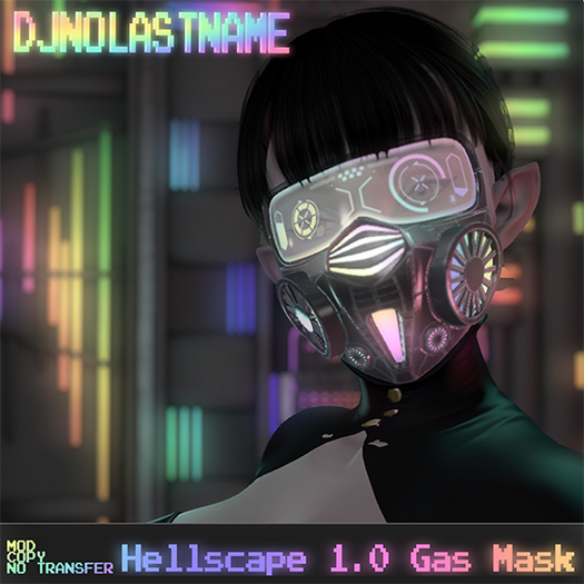 Second Life Marketplace - DJNOLASTNAME - Hellscape 1.0 Gas Mask