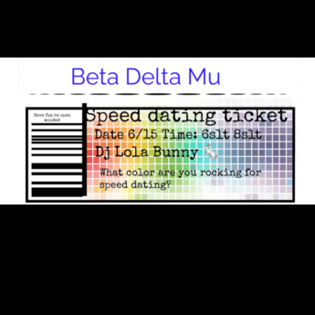 Second Life Marketplace - Beta Delta Mu Speed Dating Ticket