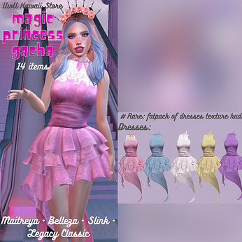 Second Life Marketplace - Magic princess gacha Rare - UwU Kawaii Store (all bodies)