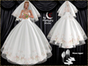 Second Life Marketplace - Romance wedding gown,veil,bouquet,shoes,hair ...